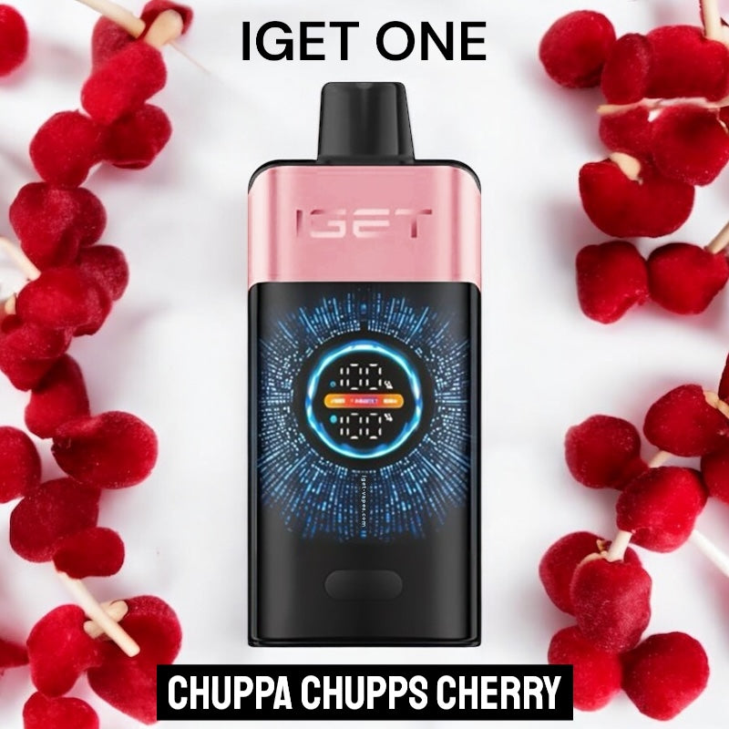 IGET ONE CHUPPA CHUPPS CHERRY 12000 PUFFS - Vape Plus Wholesale
